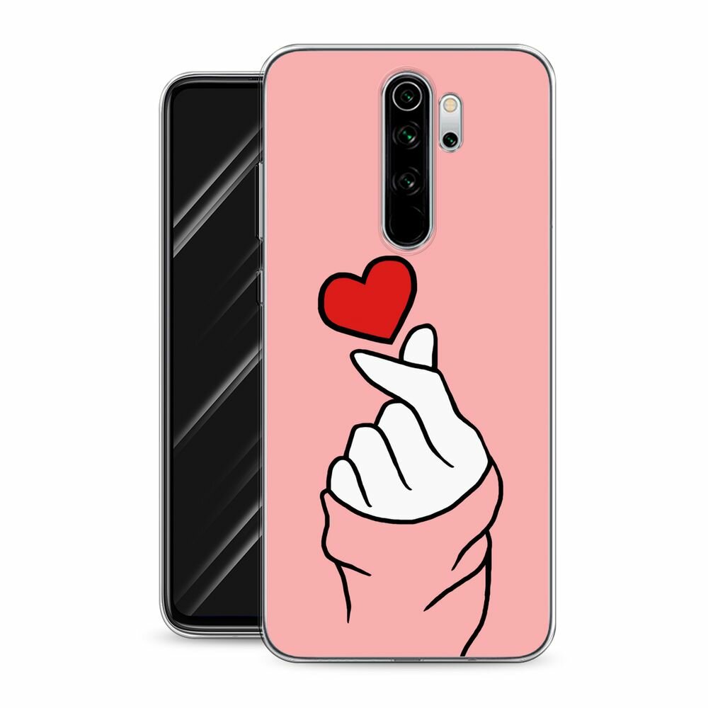 Чехол на Xiaomi Redmi Note 8 Pro / Сяоми Редми Нот 8 Про с принтом "Милое сердечко" — фото 1