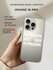 Чехол на Apple iPhone 16 Pro / Айфон 16 Про с принтом "Я не подарок", прозрачный