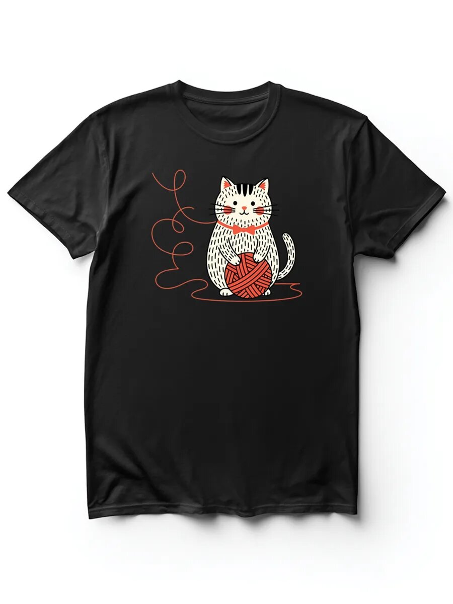 Футболка котик