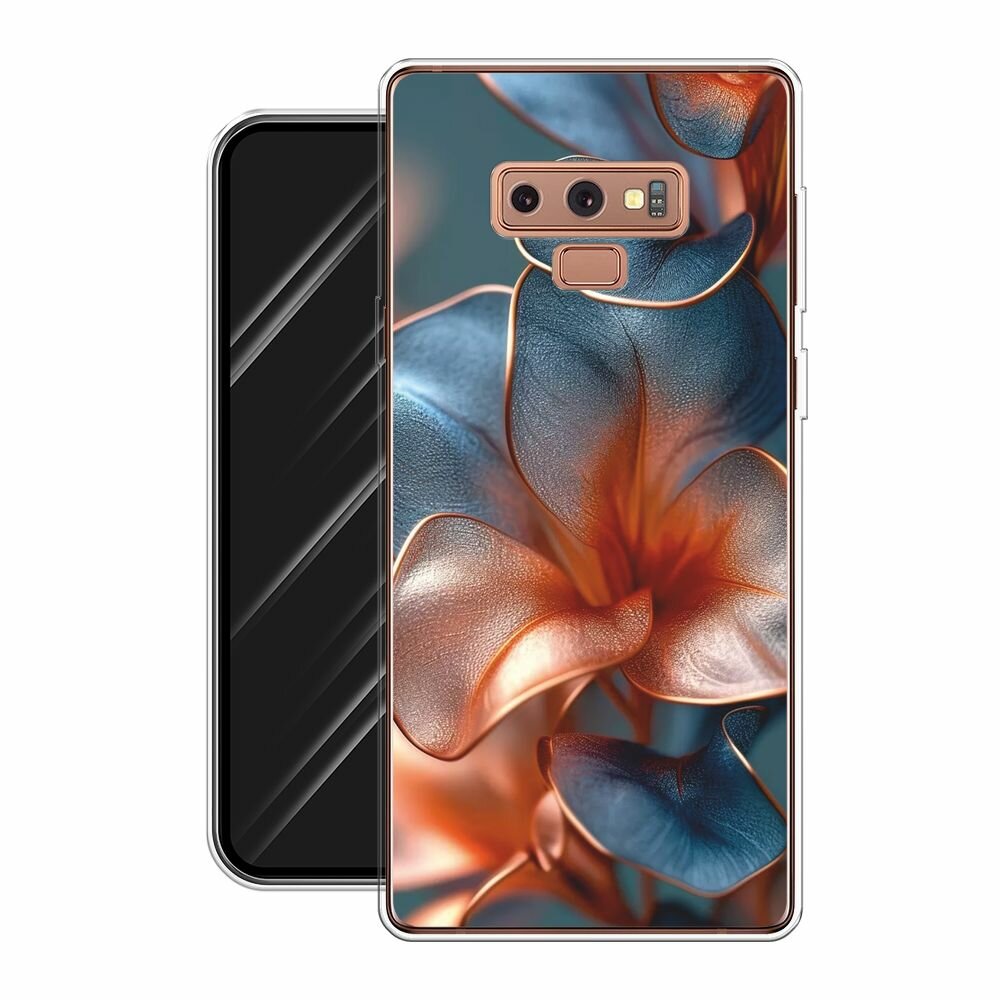 Чехол на Samsung Galaxy Note 9 / Самсунг Галакси Нот 9 с принтом "Жемчужные цветы" — фото 1
