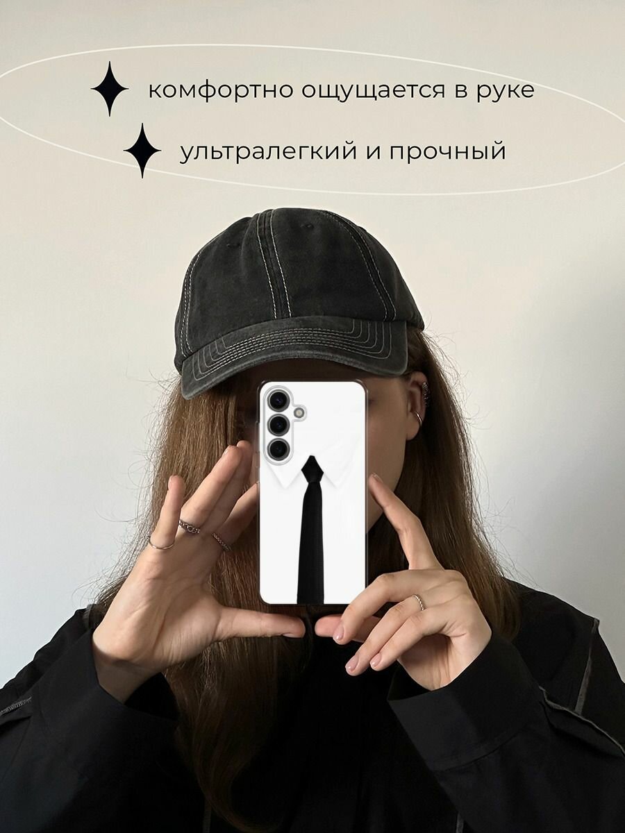 Чехол на Samsung Galaxy S25 / Самсунг S25 с принтом "Галстук" — фото 1