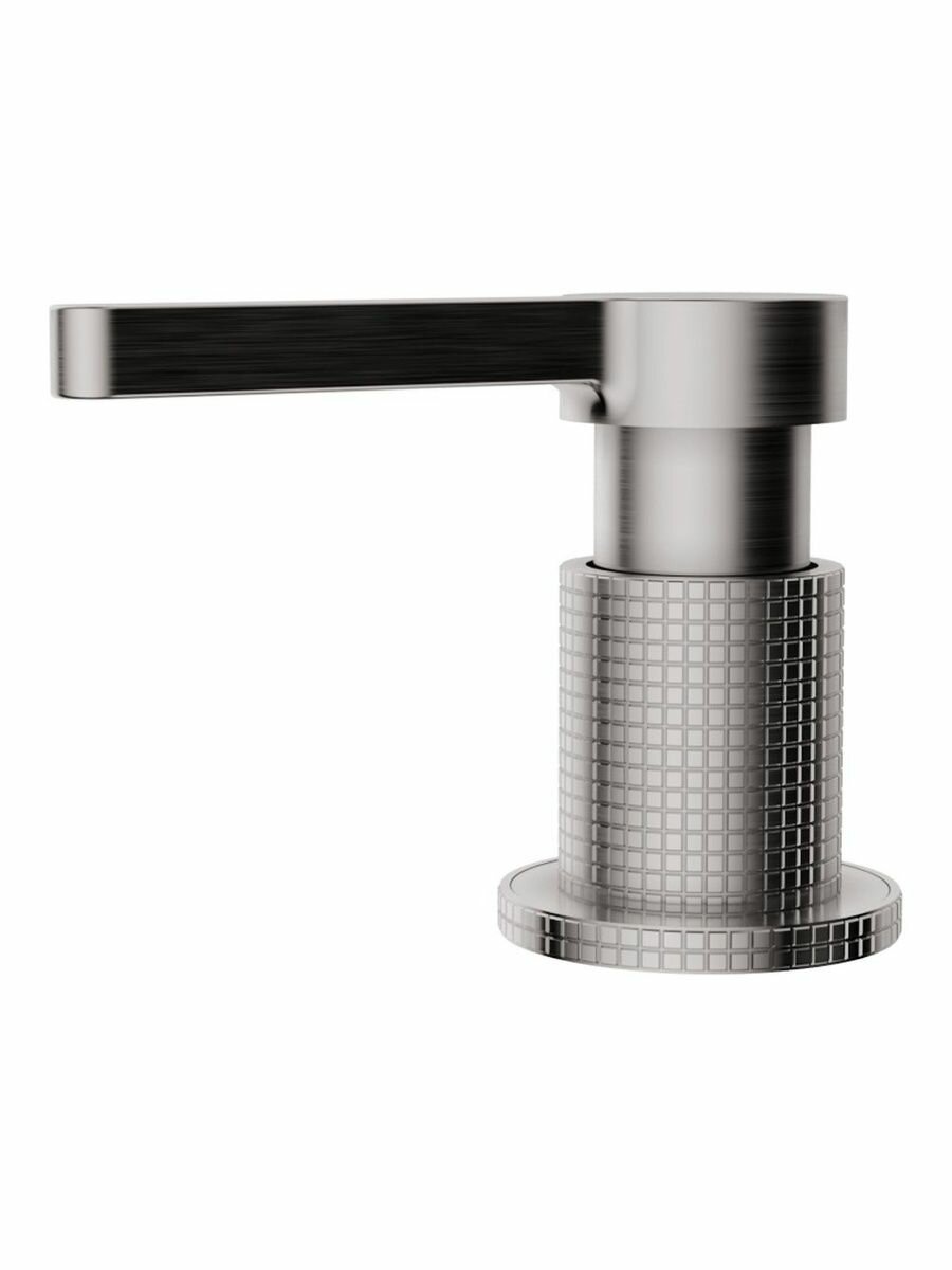 Дозатор для жидкого мыла/средства для мытья посуды/моющего средства с бутылкой OMOIKIRI OM-05-BN, нержавеющая сталь (врезной)