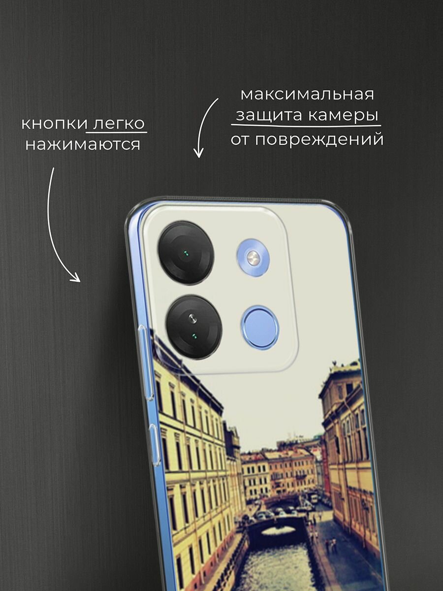 Чехол на Infinix Smart 7 HD / Инфиникс Смарт 7 HD с принтом "Санкт-Петербург" — фото 1