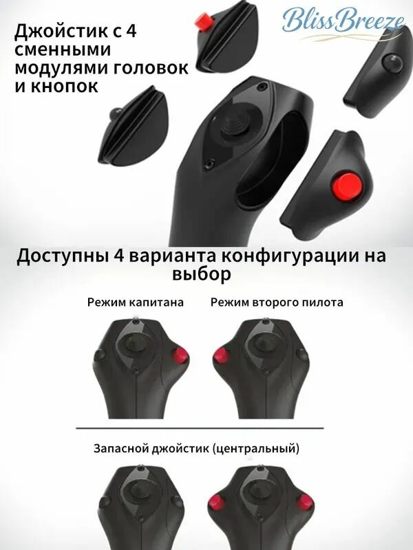 Aвиаджойстик TCA Sidestick Airbus Edition(совместимость: ПК)