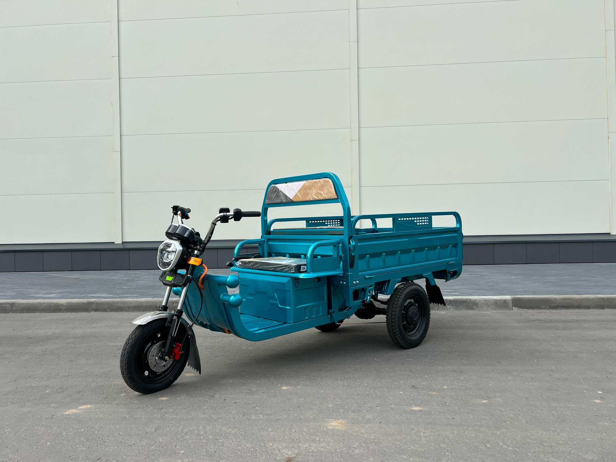 Грузовой электрический трицикл IKINGI CARGO C06 1500W (60V/45Ah) - Бирюзовый