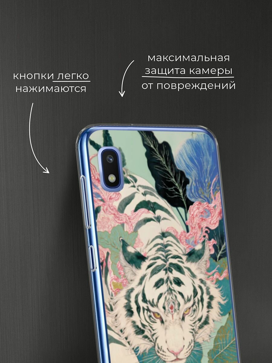 Чехол на Samsung Galaxy A10 / Самсунг Галакси А10 с принтом "Охотник" — фото 1