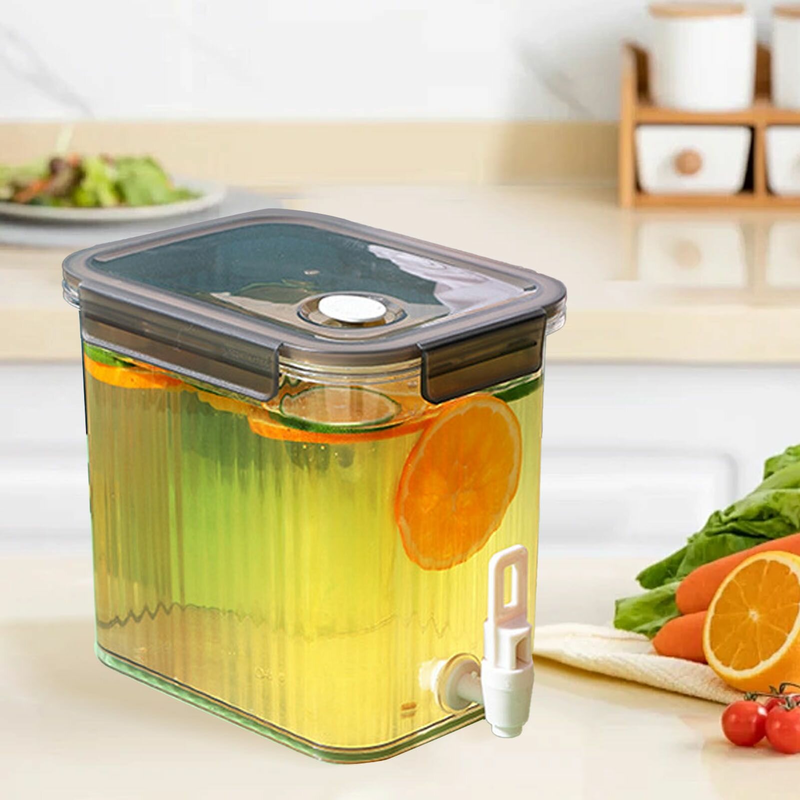 Диспенсер для напитков 3,5 л, большая емкость, универсальный термостойкий диспенсер для напитков, холодный чайник для домашней кухни, бара для вечеринок