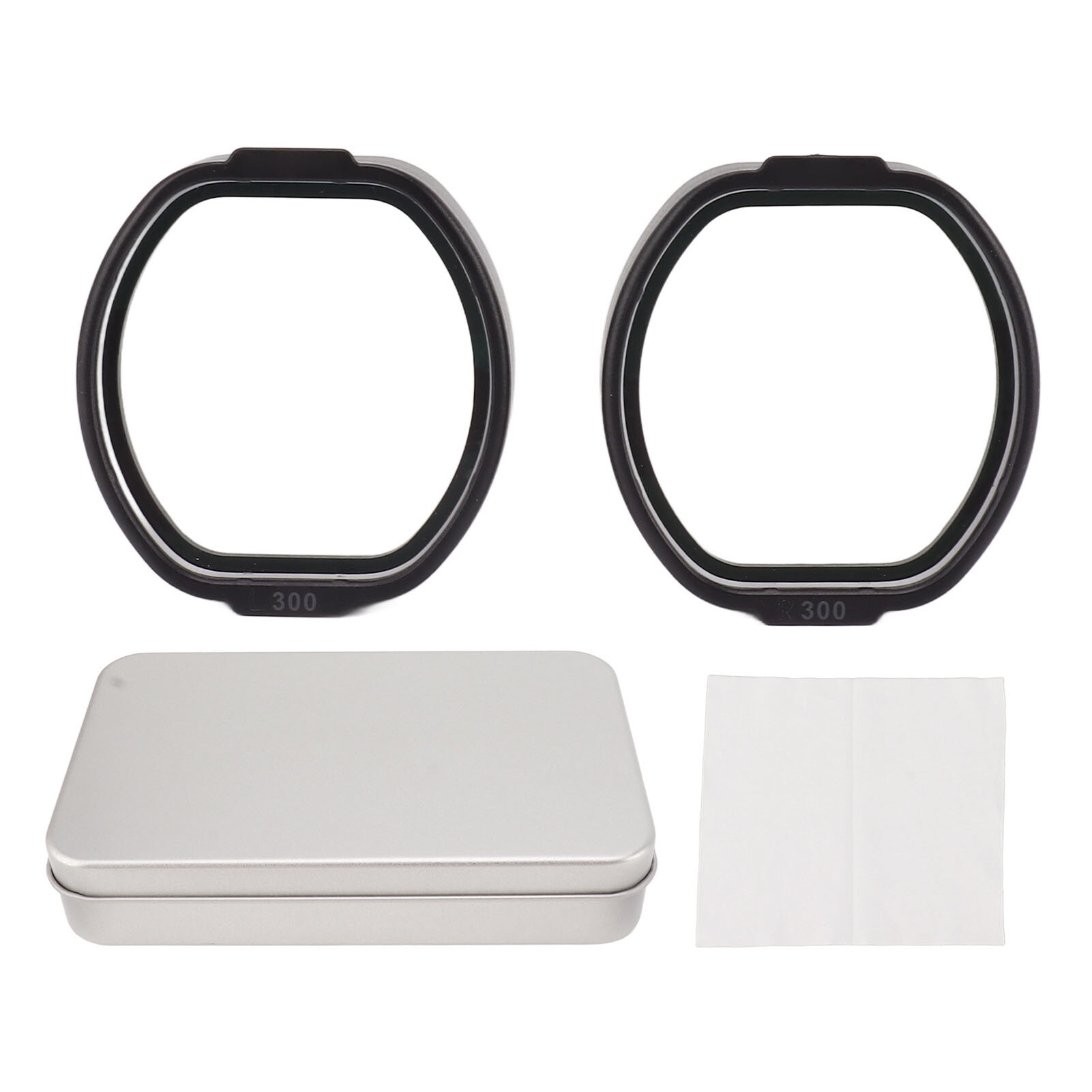 Линза для близорукости для PS VR 2, асферические очки для близорукости из прозрачной смолы, аксессуары для вставки линз VR с коробкой для хранения -3.00D, 300 градусов