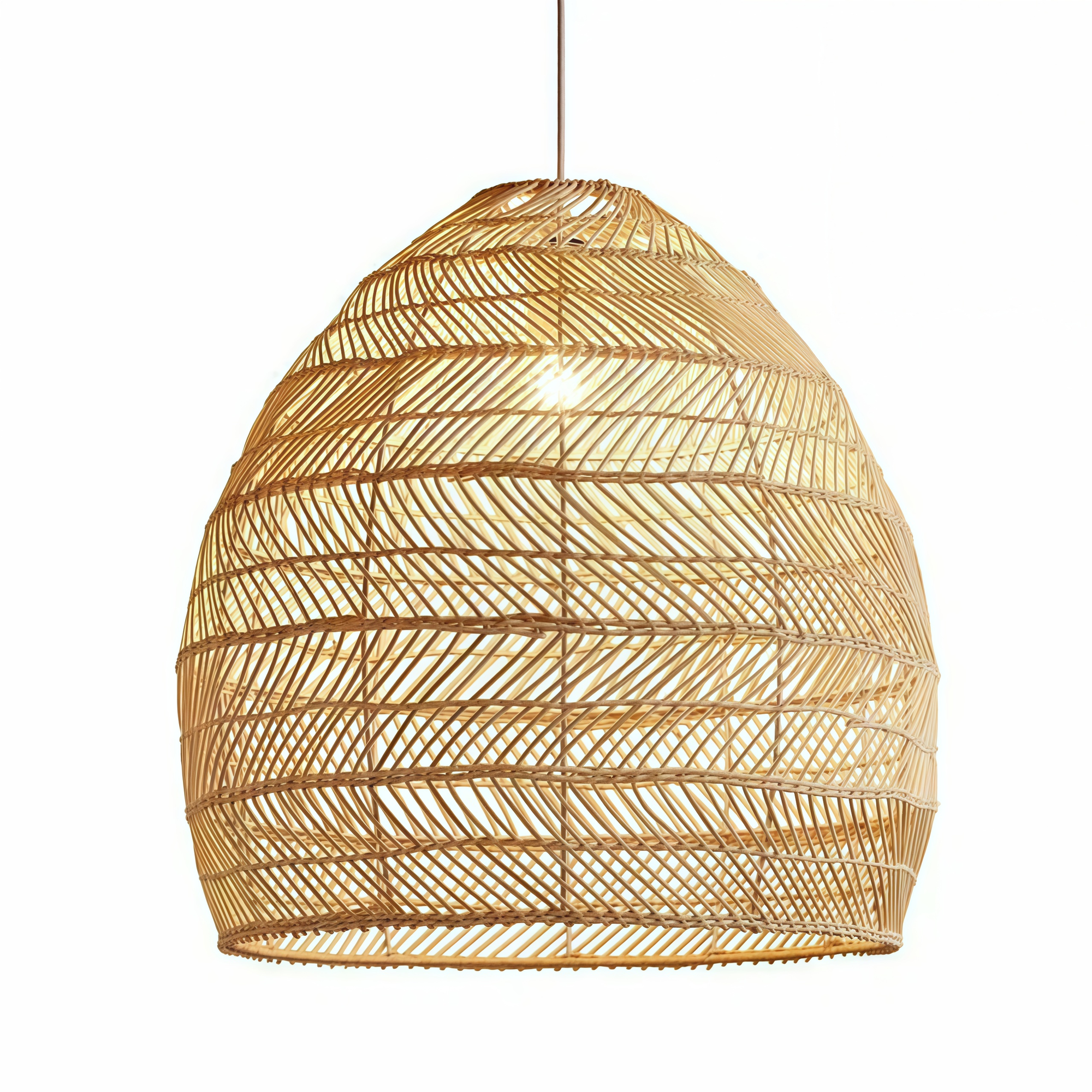 Люстра Clear Lighting, потолочная, абажур, ротанговая, бежевый 45cm