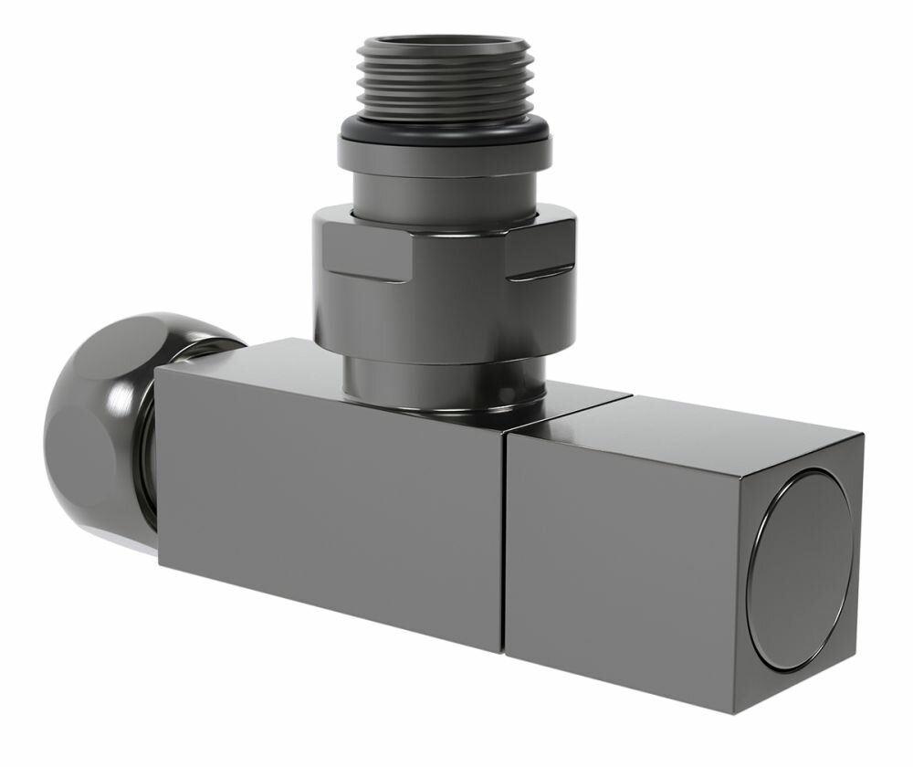 Кран для ПС угловой 1/2 Ш х 3/4 Г (графит) ViEiR VR2034B-01G