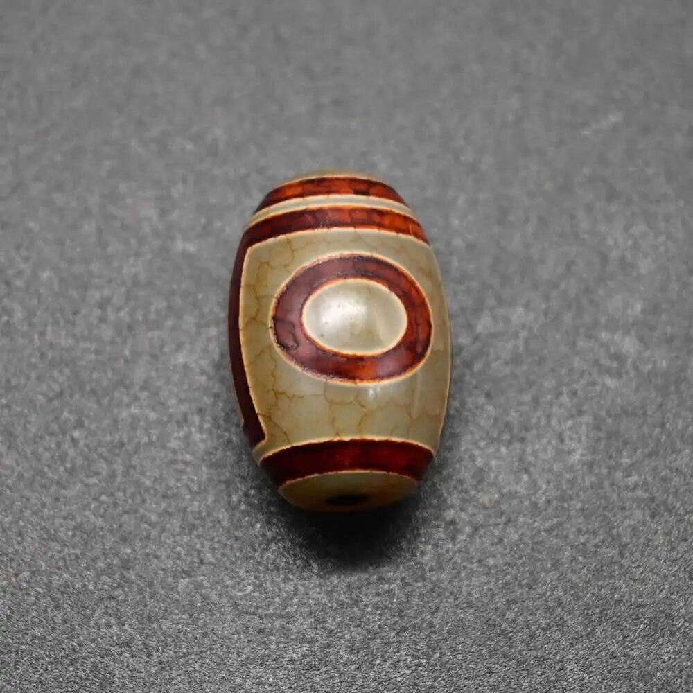 Винтажные бусины Дзи из агата Aura Myria One Eye