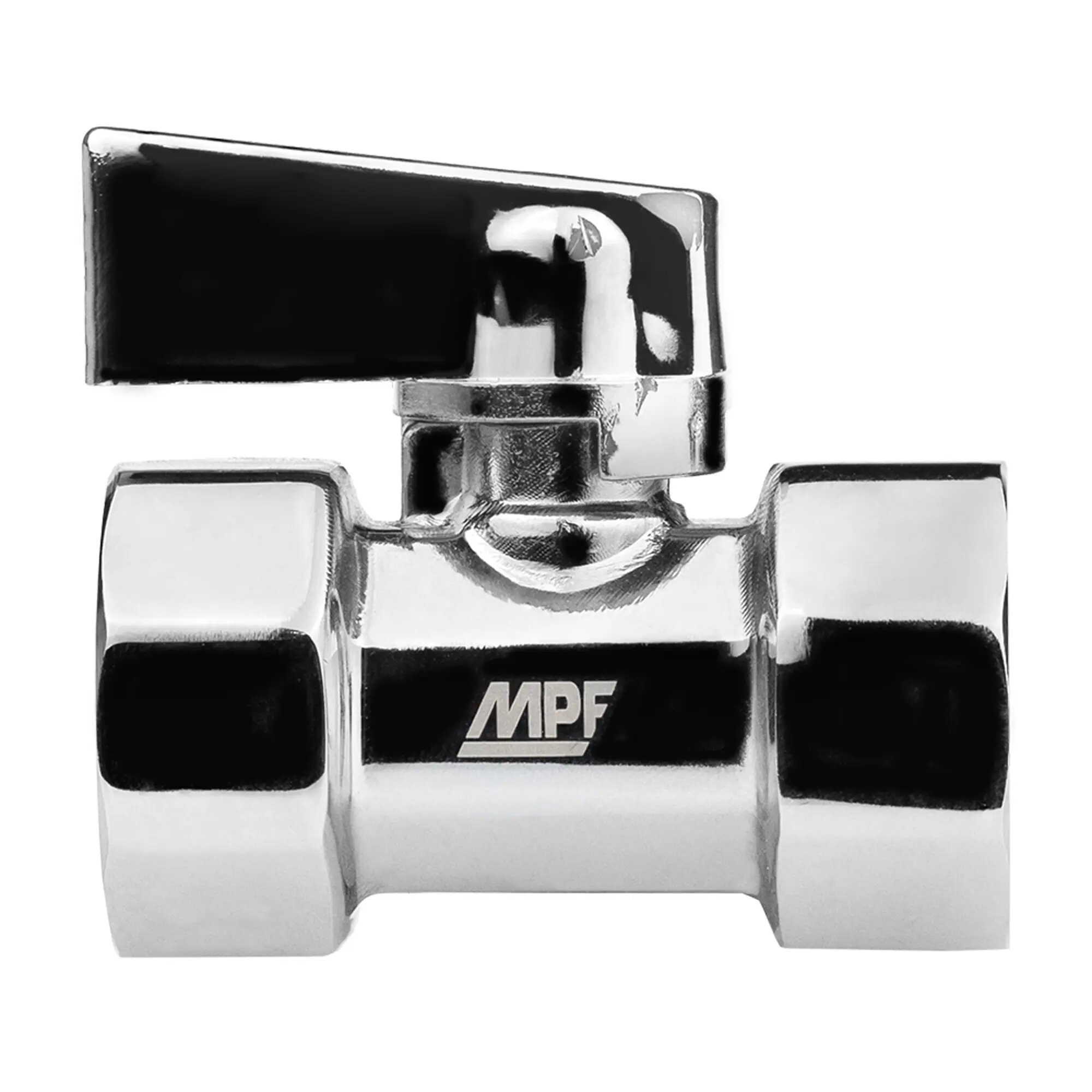 MPF кран шаровой прямой латунный DN15 PN24 1/2 ВР для водопровода ручка флажок