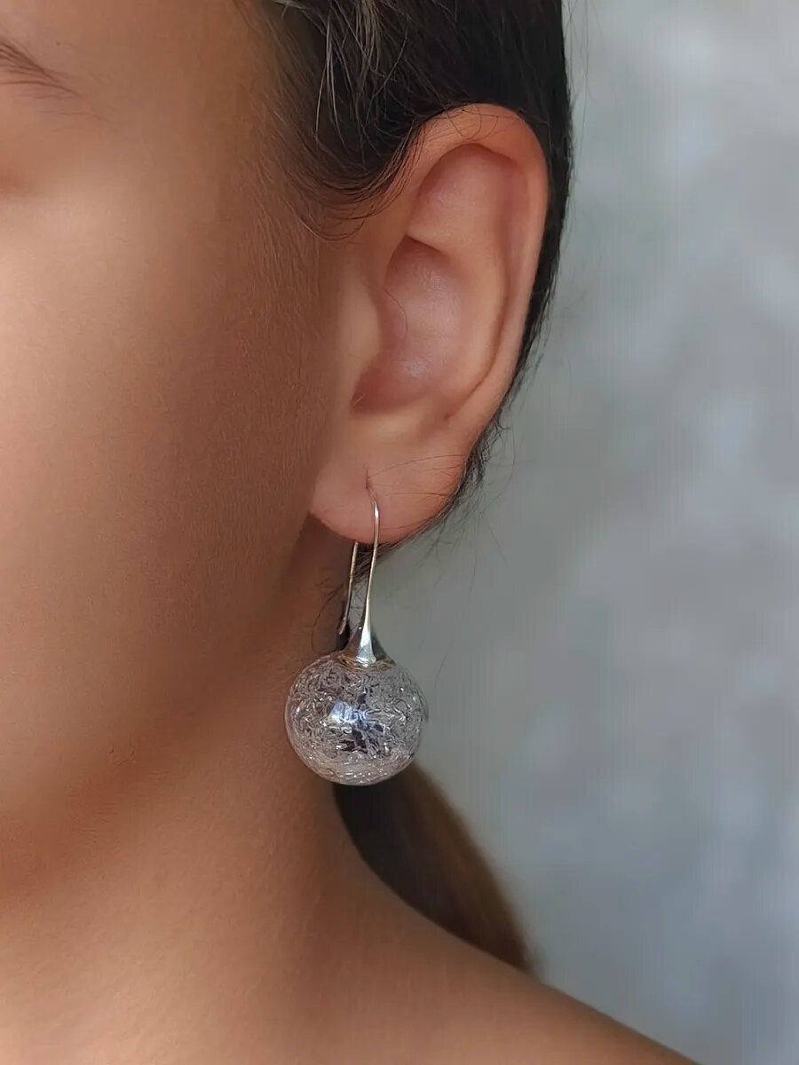 Серьги, муранское стекло, стекло