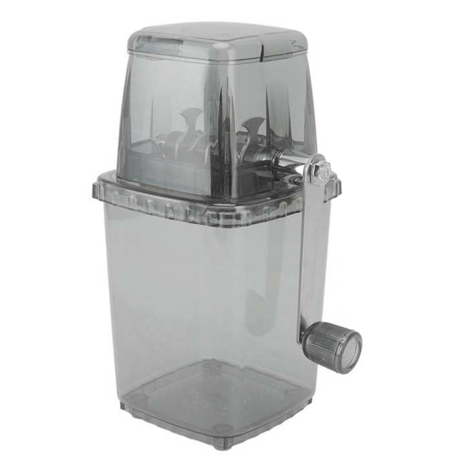Портативная ледяная дробилка 1.25L ручная ручная ручная ручная ручная ручная машина для бригающей ледяной машины для дома на открытом воздухе Используйте прозрачный черный