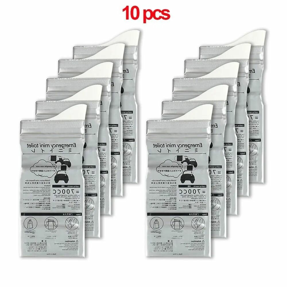 700 мл портативный одноразовый мешок для мочи для кемпинга и путешествий на открытом воздухе для аварийного туалета