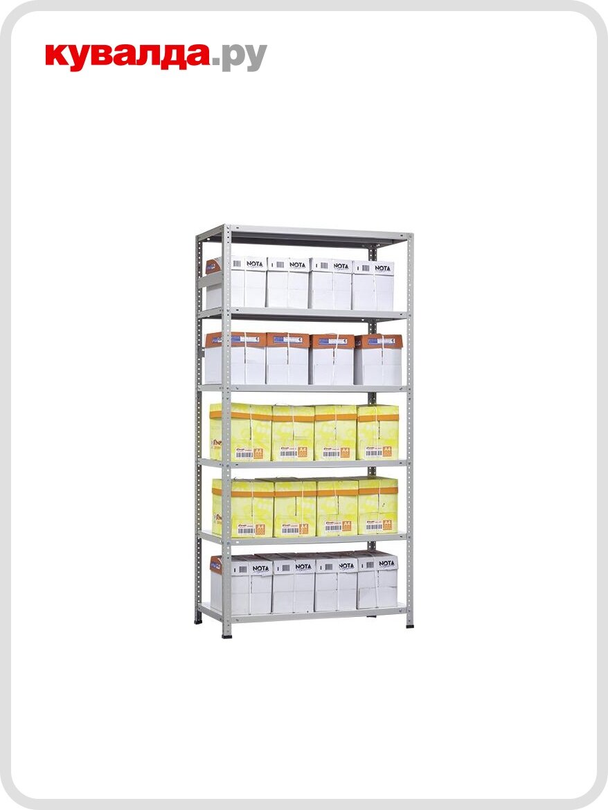 Стеллаж практик MS Hard 220/100 х 60/6 (6 полок)