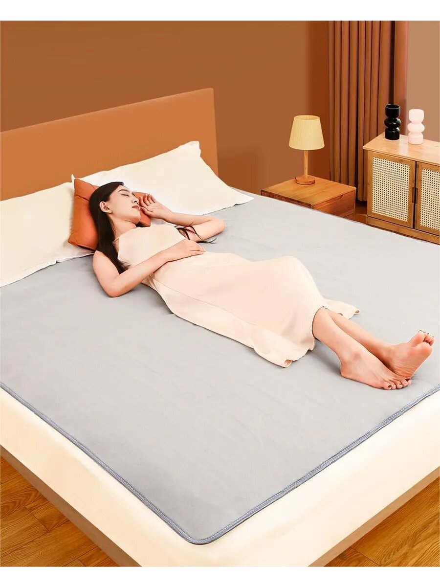 Электропростынь односпальная с подогревом Linen,150*70