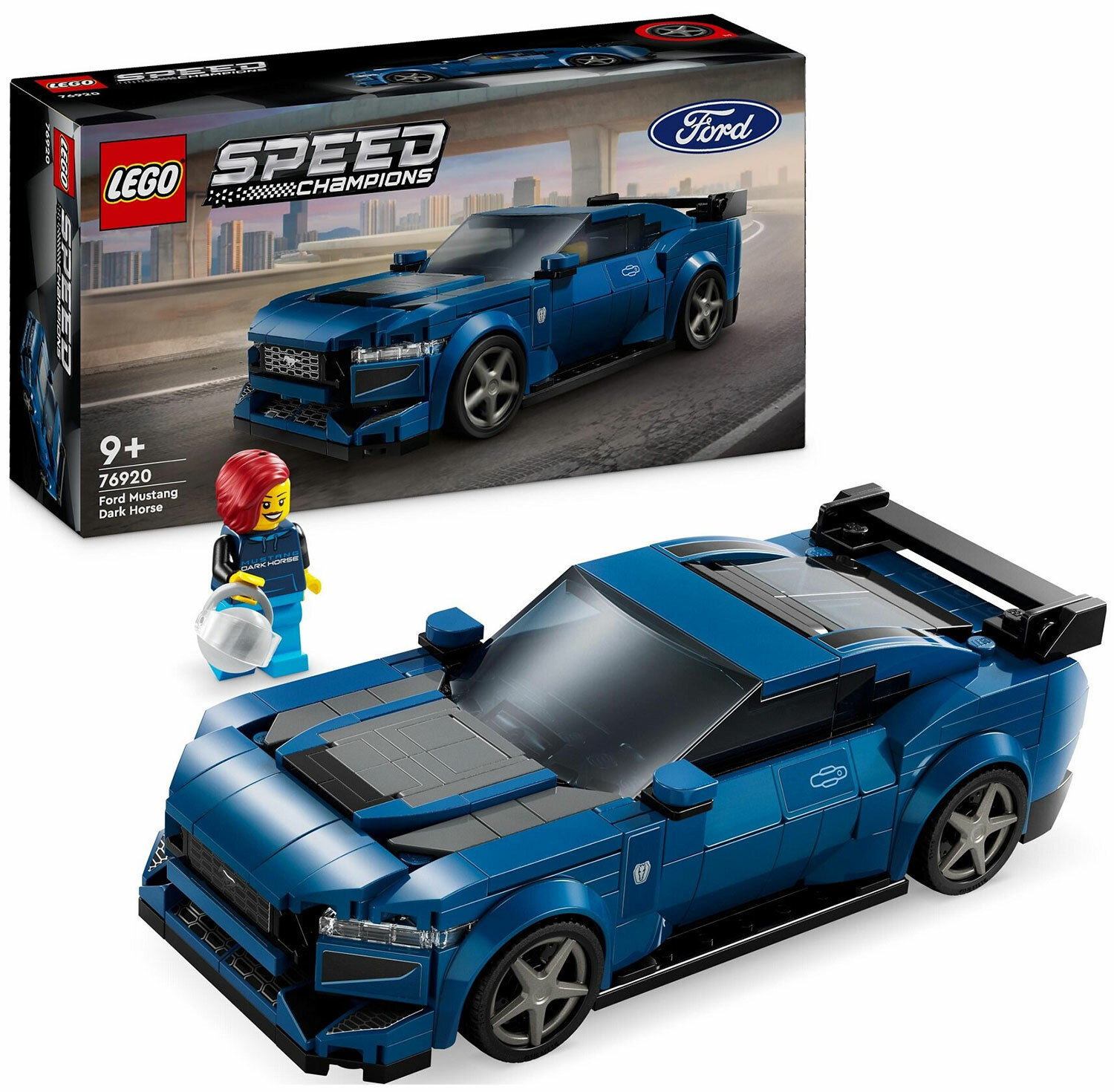 Конструктор Lego Speed Champions Спортивный автомобиль Ford Mustang Dark Horse (76920)