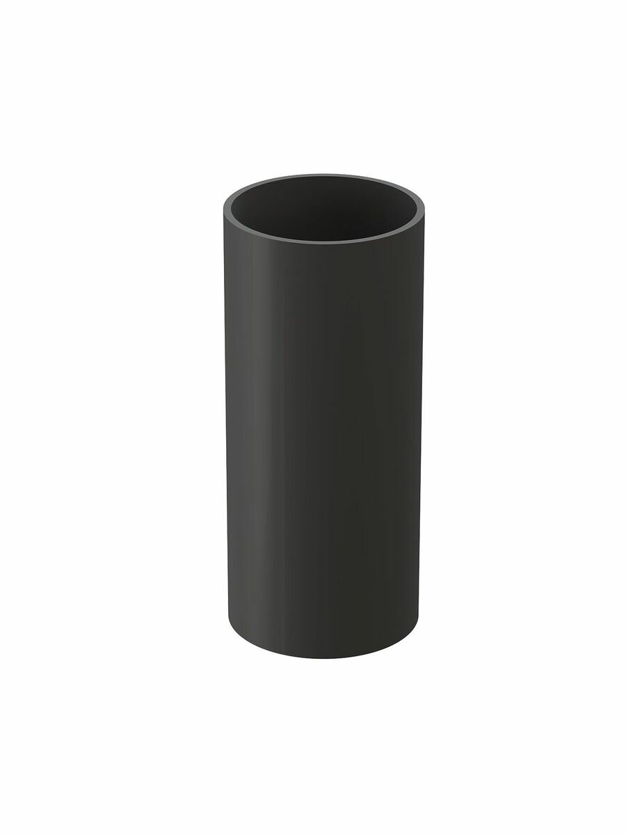 Водосточная труба Docke PREMIUM, ПВХ, серая, длина 1,5 м, 2 шт.