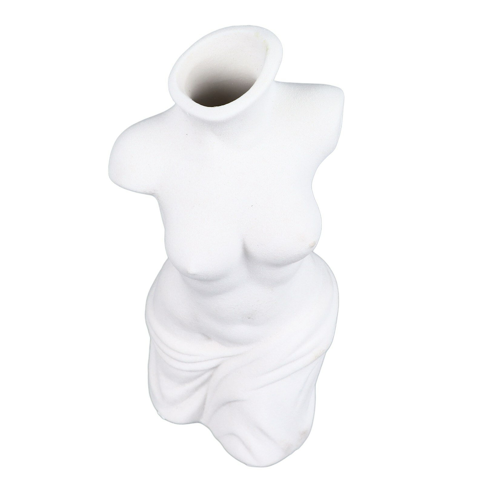 Ваза в форме женского тела, белая керамика, креативные женственные вазы для украшения дома, гостиной и гостевой комнаты.