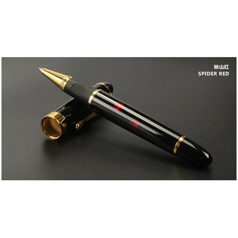 Ручка-роллер Jinhao X450 металлическая черная 0,7 мм 17