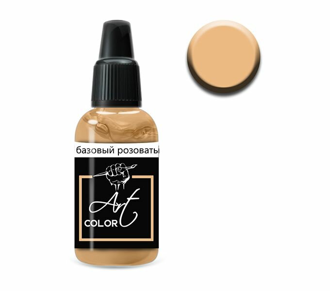 FM06 Краска акриловая Pacific88 серии Flesh modulation цвет Телесный базовый розоватый (flesh base pink), 10 мл