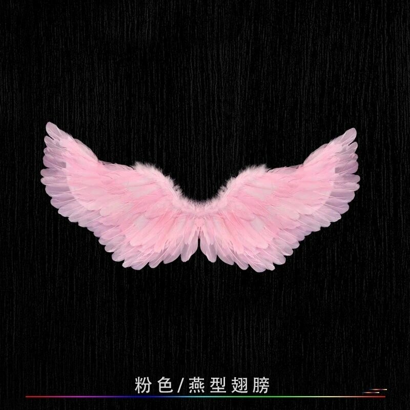 Крылья ангела из пера Розовый, M, Розовый