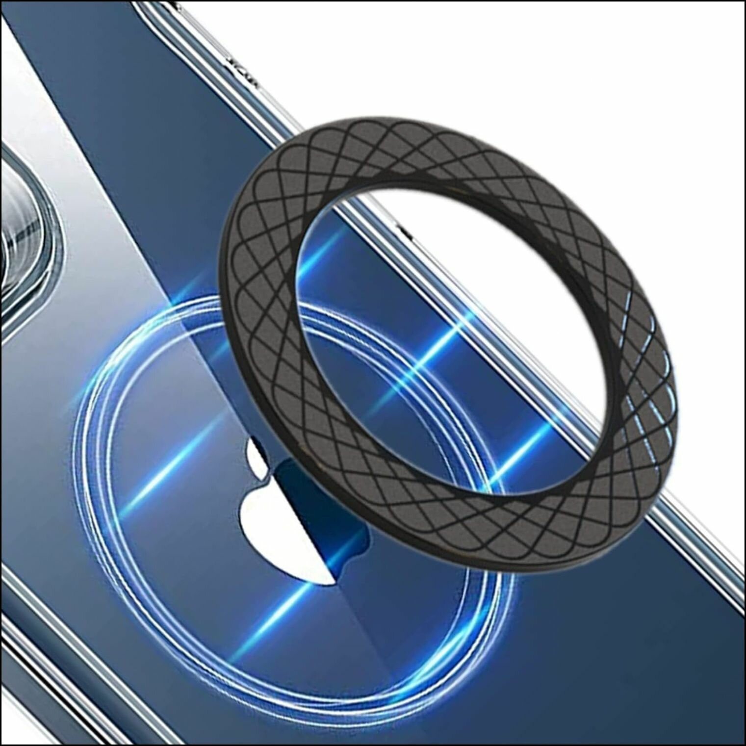 Кольцо наклейка магнитное MagSafe самоклеящееся