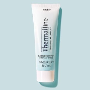 Витэкс Термальная Линия Насыщенный Крем мульти-комфорт для лица и век день-ночь на термальной воде,75 мл