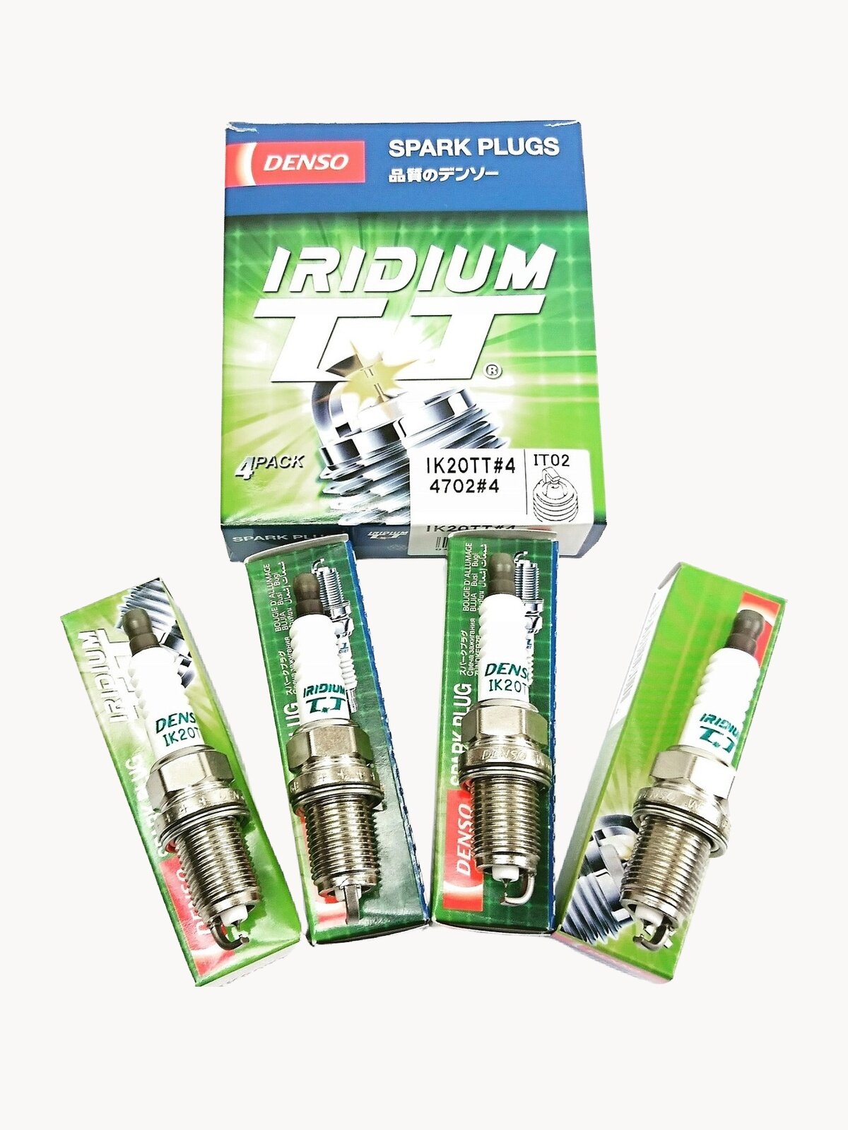 Cвечи зажигания иридиевые Денсо Denso Iridium TT IK20TT 4 шт