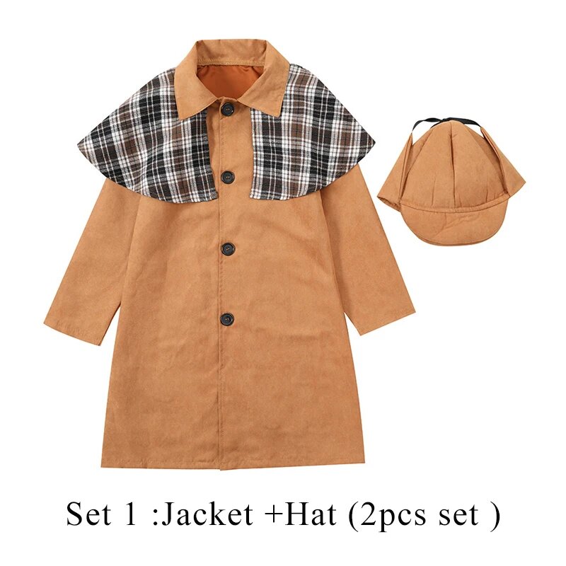 Детский костюм детектива QAZH L, Set 1
