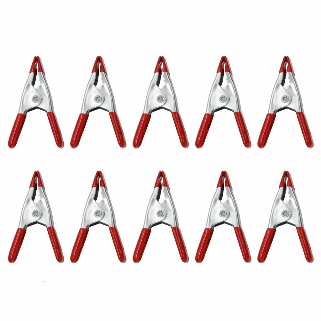 Набор инструментов, 10 шт, 2-дюймовое металлическое крепежное приспособление для деревообработки с A-образным зажимом-красный