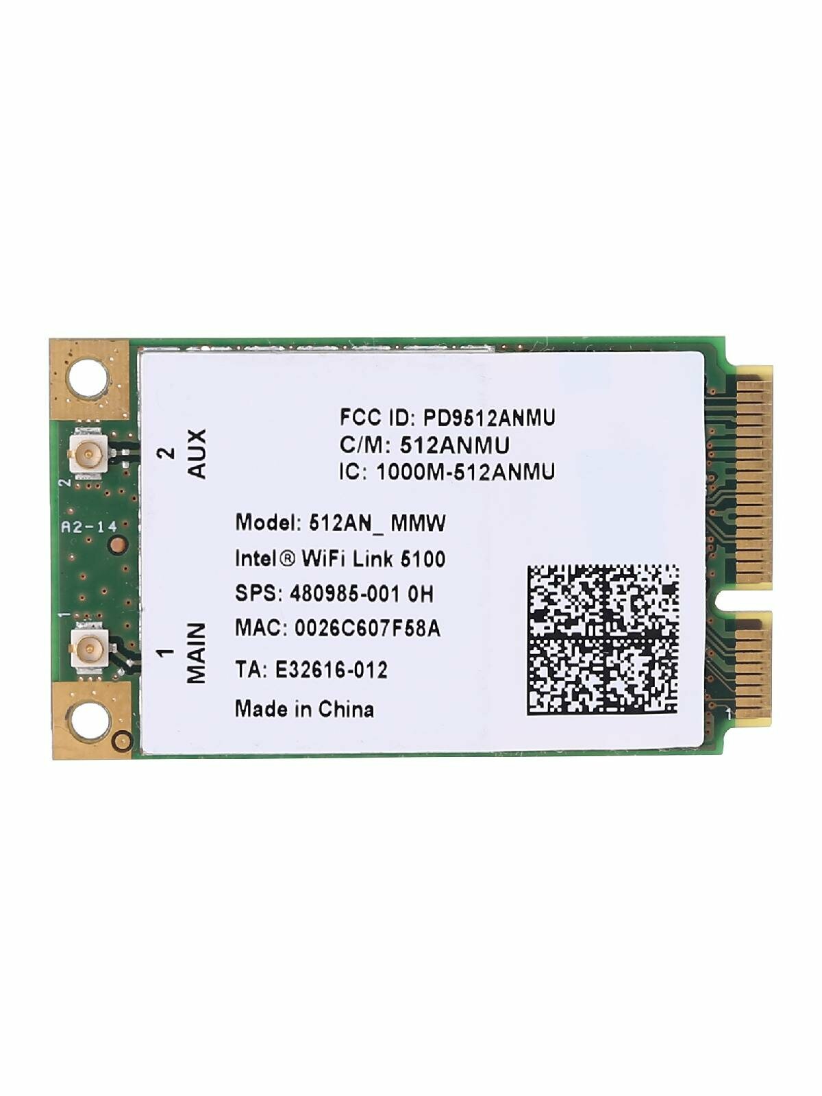 WiFi Link 5100 AGN 300M Wireless Card 2.4G + 5G Dual Band Mini PCI-E Interface Web Card for CQ40 CQ45 6520S 6530S 8730W