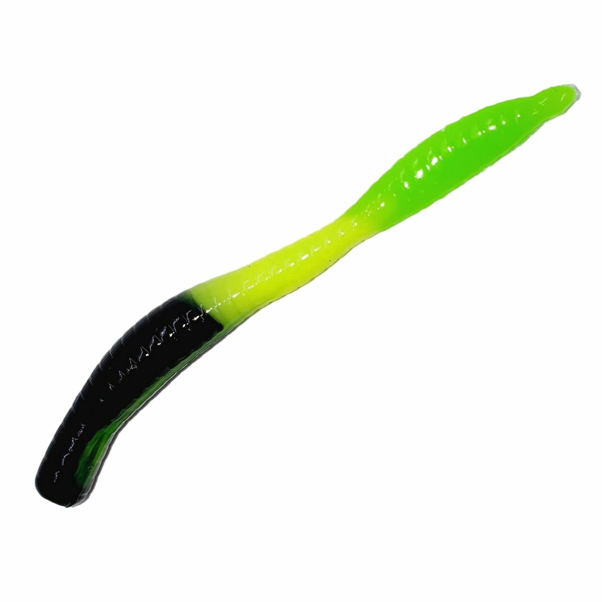 Силиконовые приманки на форель Cool Place Bomber тонущие, черный шартрез зеленый, сыр / Форелевые приманки Cool Place