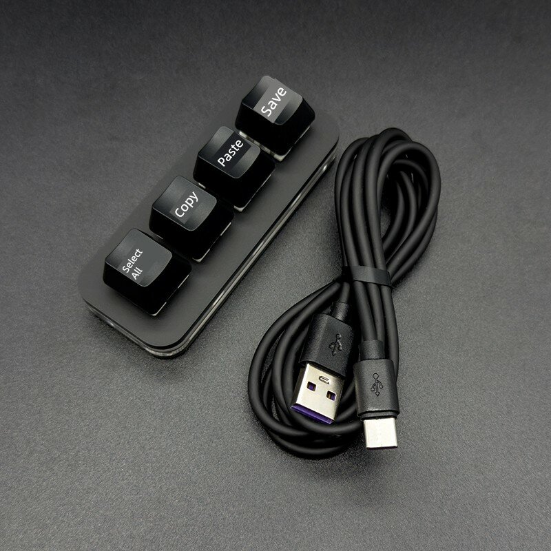 Копирование и вставка, выбор всего текста, сохранение, USB-клавиатура для офиса, программист, звуковая игра, китайская