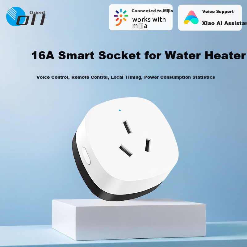 OIT Smart Socket Water Heater 16A Mi Home APP Remote Control Switch Voice Control Timer Switch Power Consumption Statistics Plug Overload Protection Automatic Power Off CB3