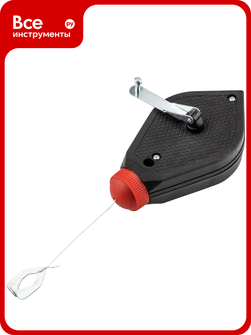 Разметочный шнур 30 м (пластмассовый корпус) Top Tools 30C614 для большей точности