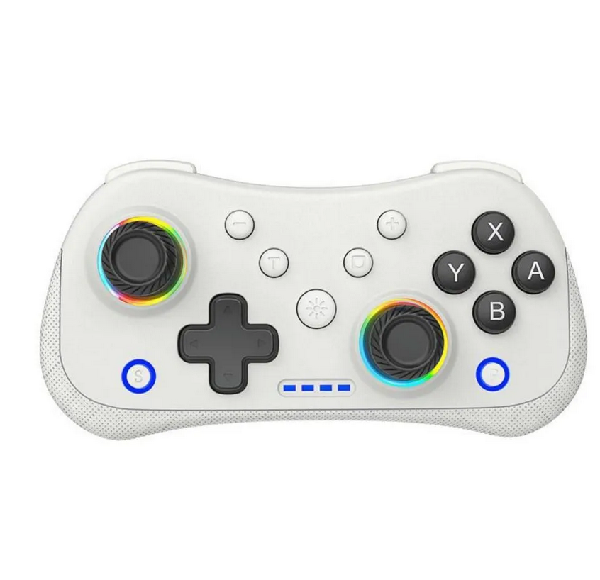 Мини Беспроводной Геймпад Для Nintendo Switch/PC/Android: Многофункциональный С RGB Подсветкой И Холловским Джойстиком