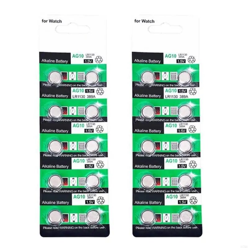 Yesido Кнопочные батарейки LR1130 AG10 20 шт 20 pieces