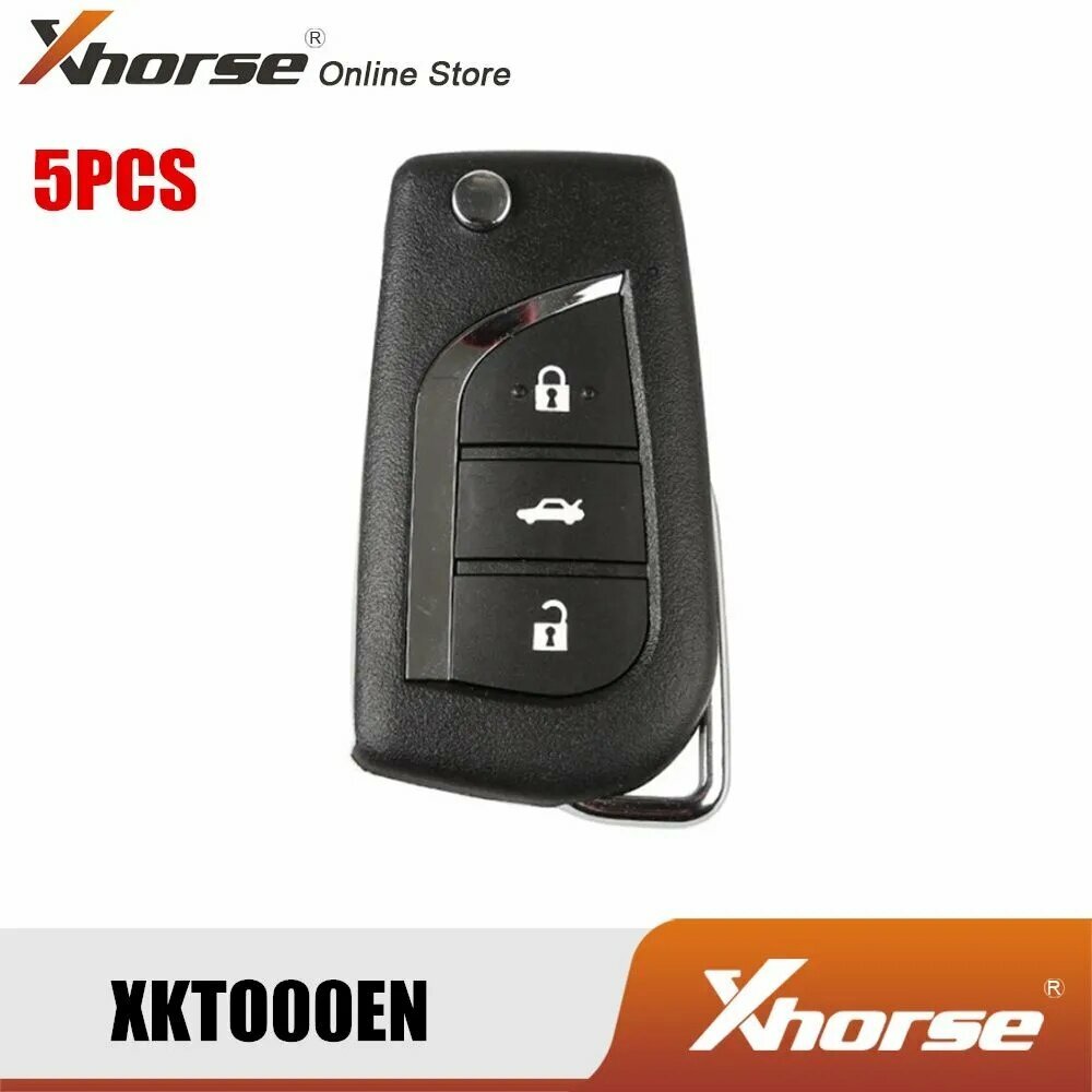 Xhorse Ключ зажигания, арт. XKTO00EN Remote Key, 1 шт.
