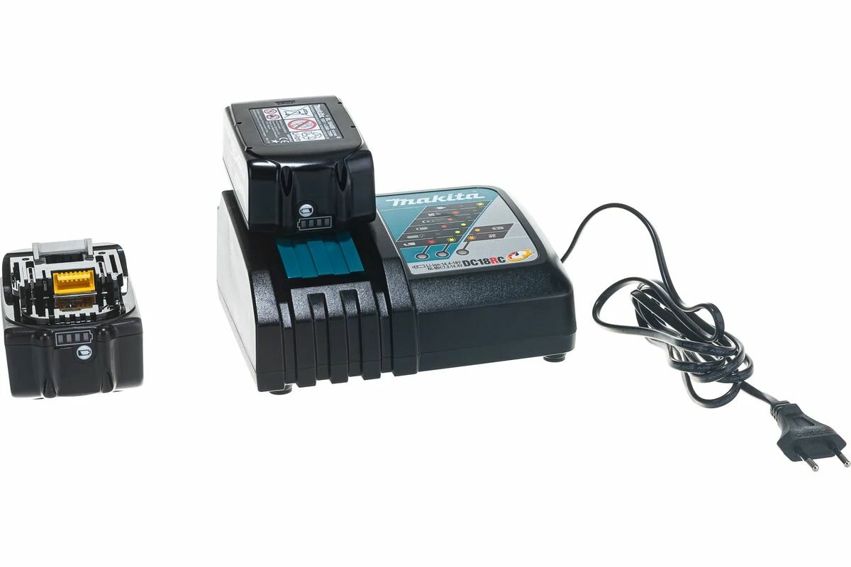 Набор Makita 2 акк BL1840B 18В 4A/h Li-ion + ЗУ DC18RC в кейсе