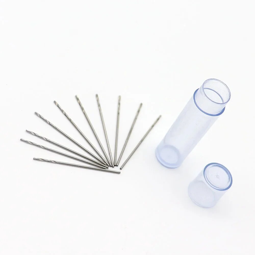 Сверла JEKUIVEEY спиральные из HSS 0,1-4,0 мм 10 шт 0.5mm