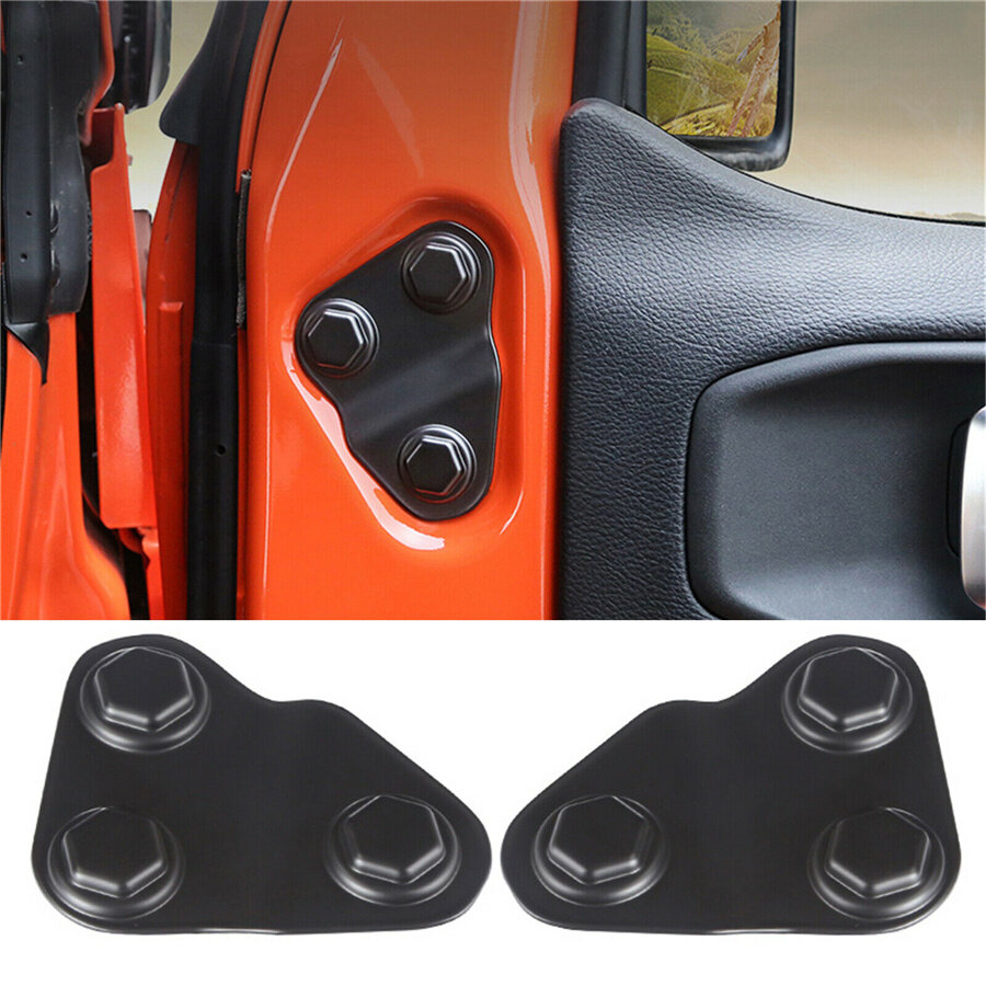 Защитный чехол для дверных винтов, отделка для Jeep Wrangler JL JLU JT 2018 2019 2020 2021