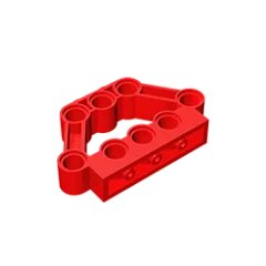 Gobricks Технический соединительный блок 1 х 5 х 3