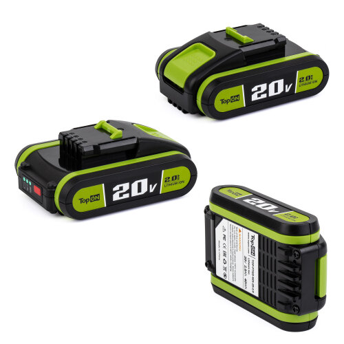 Аккумулятор Topon для Worx 20V 2.0Ah (Li-Ion) PN: WA3551