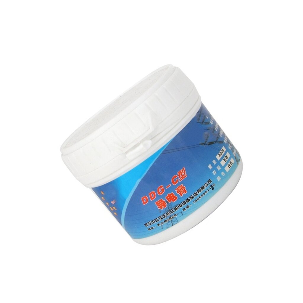 Токопроводящая паста, силовая компаундная смазка-белая 200 г-(паста)