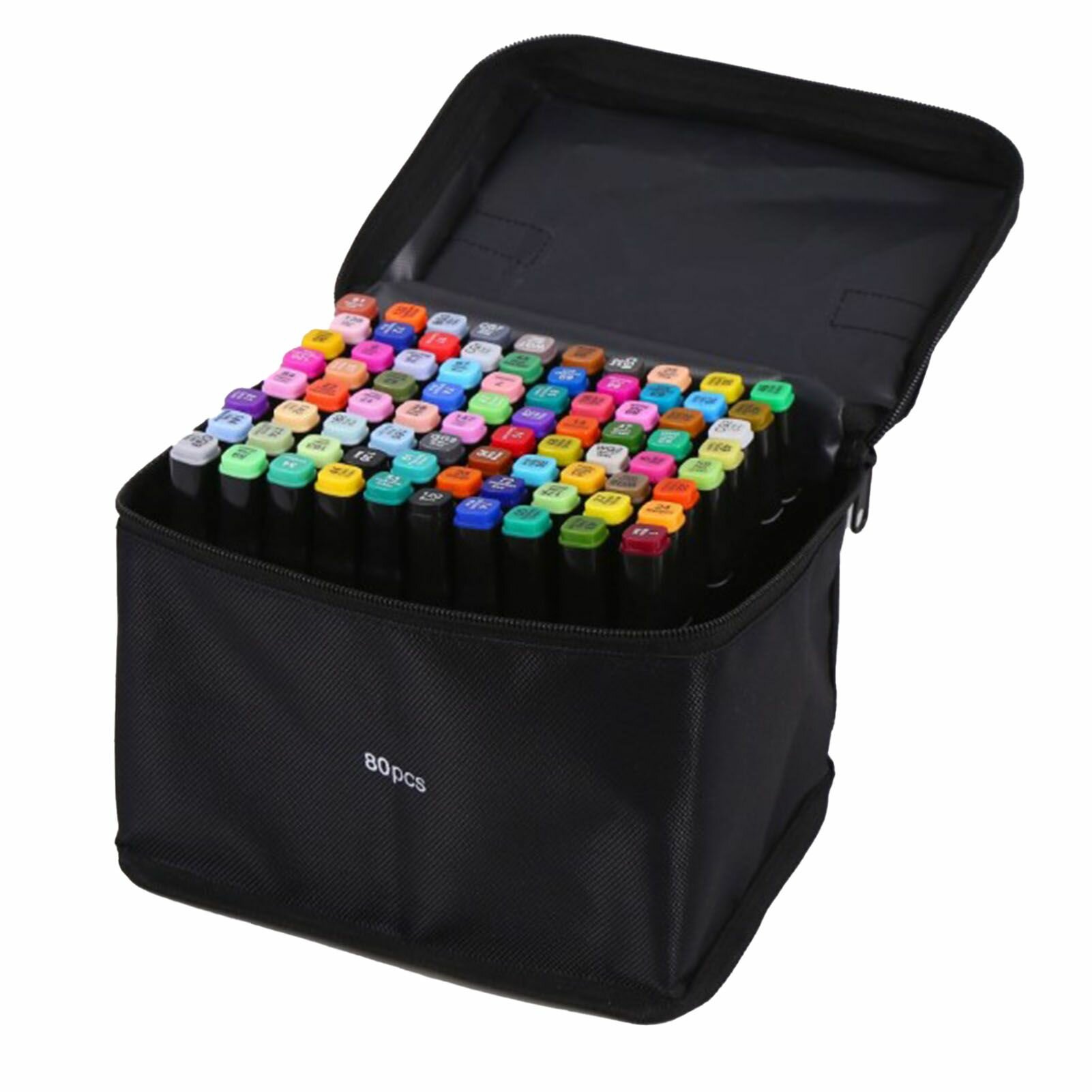 Набор маркеров с двойным наконечником 80 цветов для рисования и дизайна
