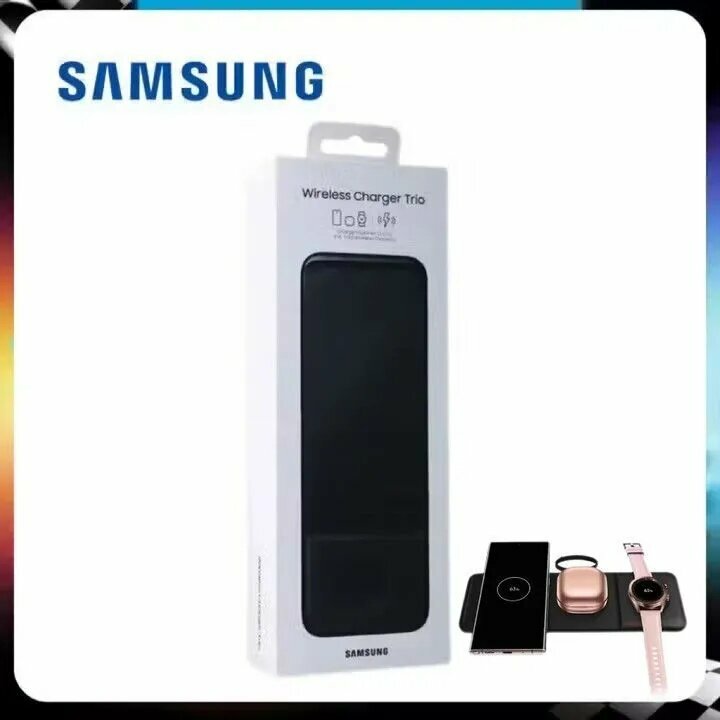 Samsung EP-P6300 Беспроводное зарядное устройство 2A (PD) 3-в-1 для Samsung