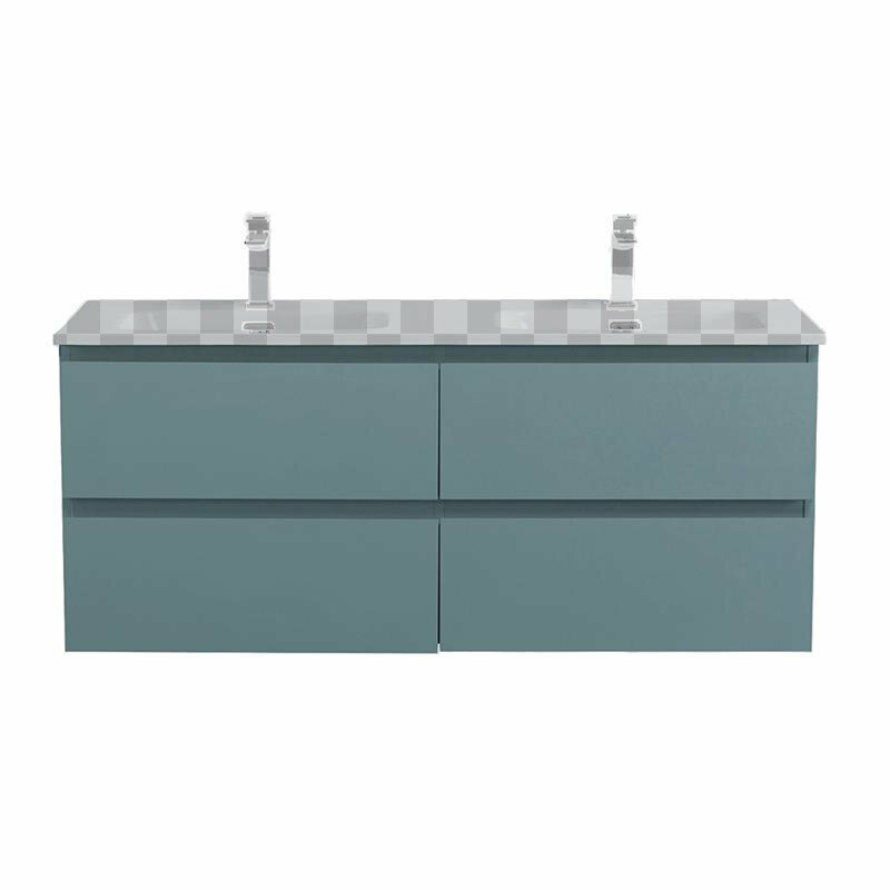 Тумба под раковину BelBagno Kraft 120 KRAFT-1200-4C-SO-AO Голубой матовый