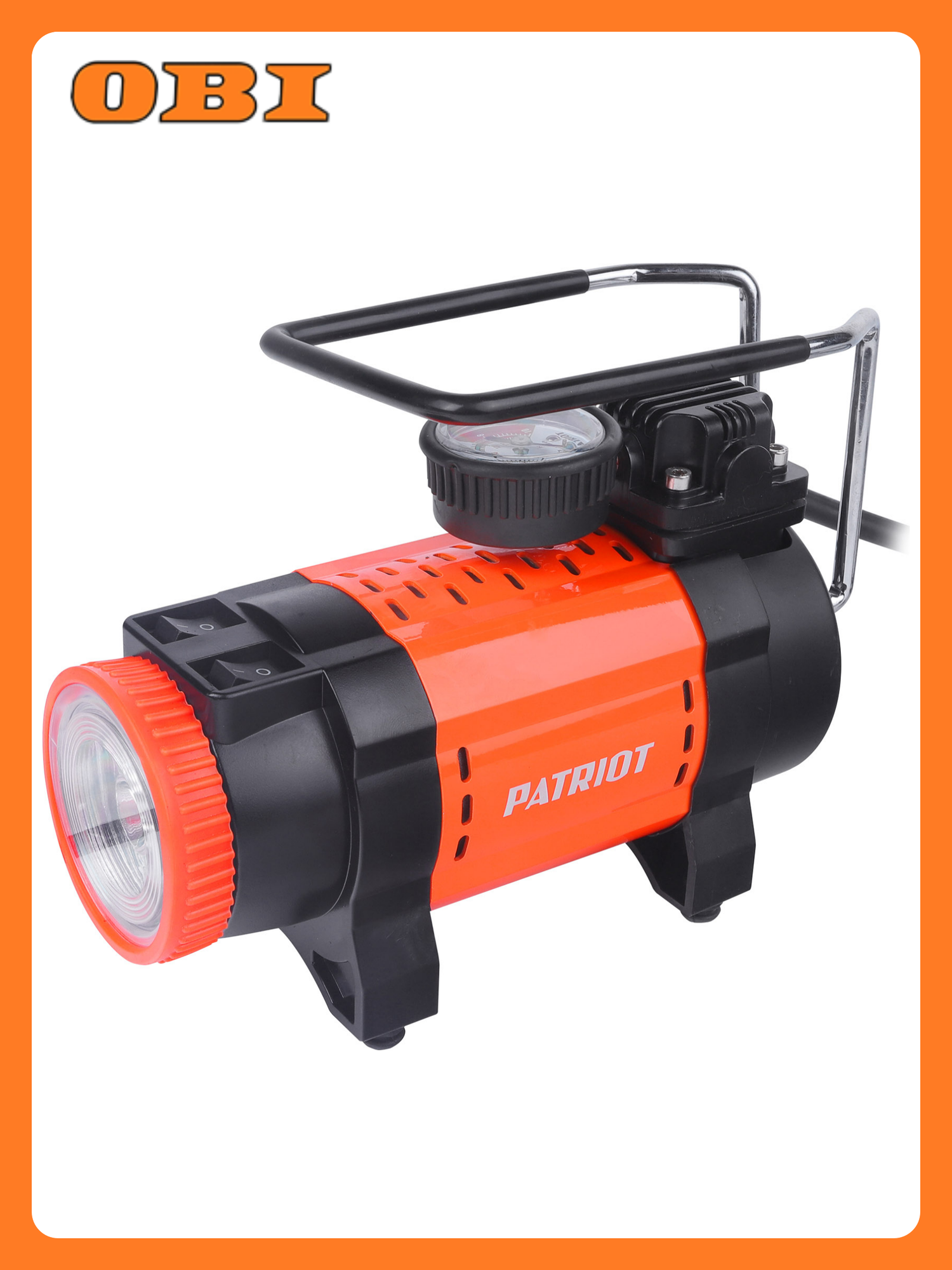 Автомобильный компрессор PATRIOT CC 1445, с сумкой для хранения, аналоговый манометр